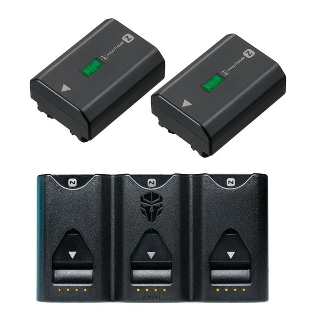 Sony Z-Series NP-FZ100 Rechargeable Battery Packs (2-pack) with Jupio x ...