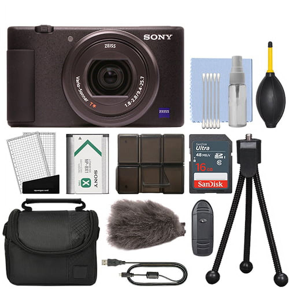 Sony ZV-1 20.1MP Digital Camera 4K Video + 16GB Kit - Walmart.com