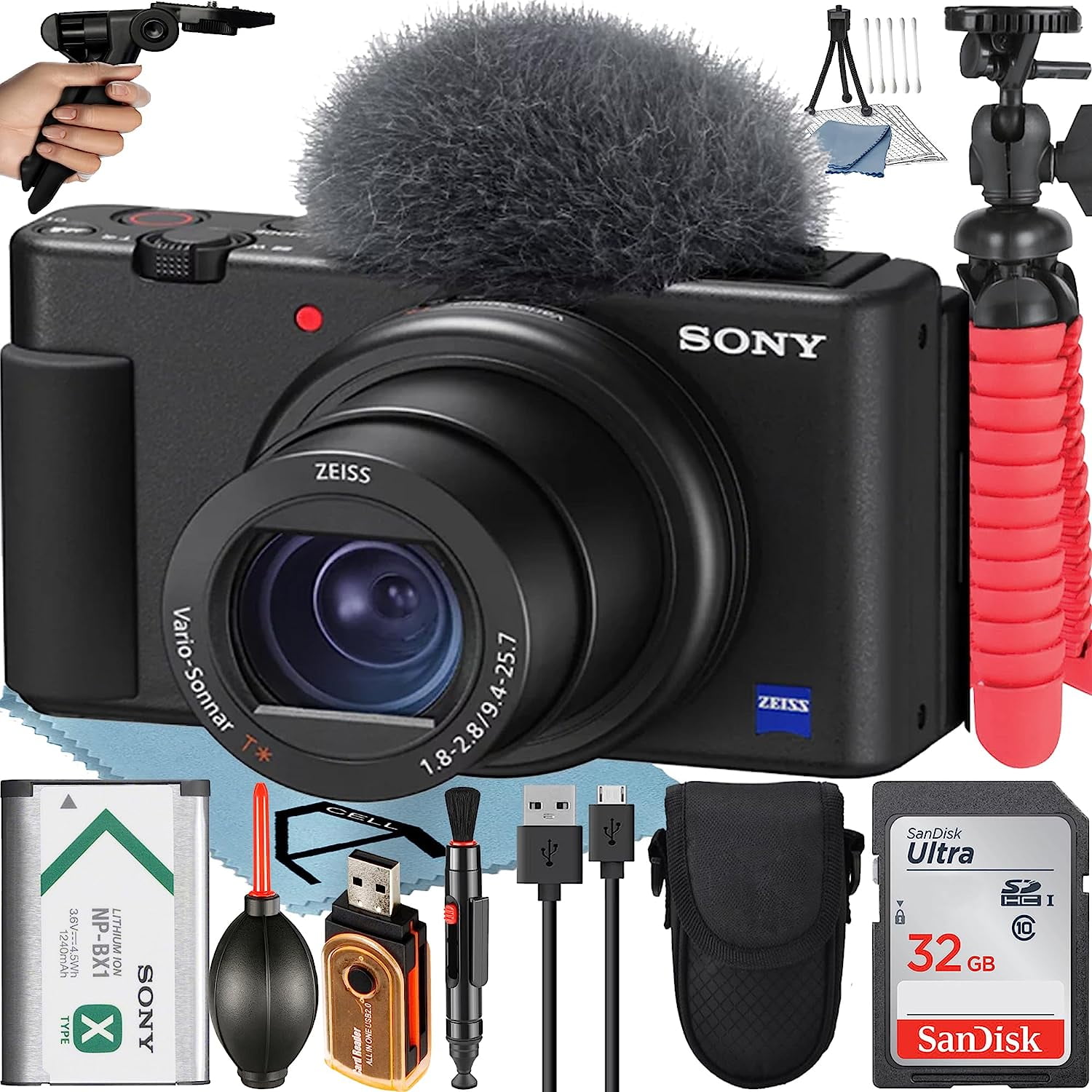 Sony ZV-1 Compact Digital Camera For Content Creators 4K HDR Video with ...