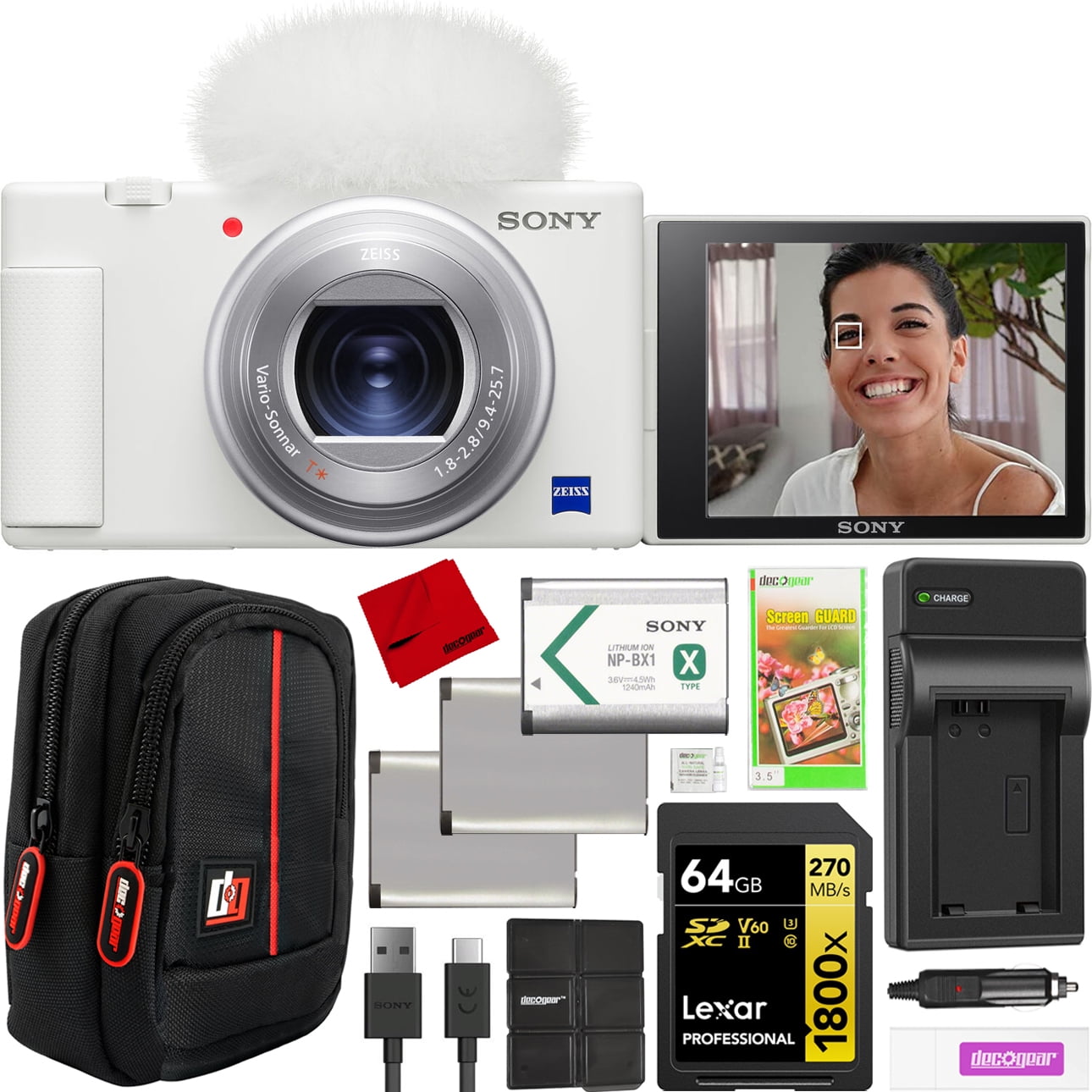 Sony ZV-1 Compact Digital Vlogging 4K HDR Video Camera for Content ...