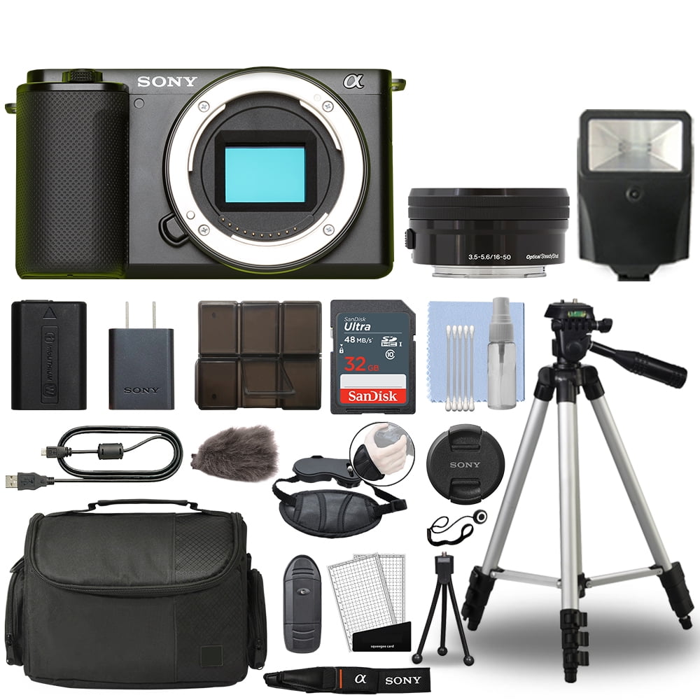 Sony ZV-E10 Professional 4K Mirrorless Camera with WiFi, 16-50mm Lens ...