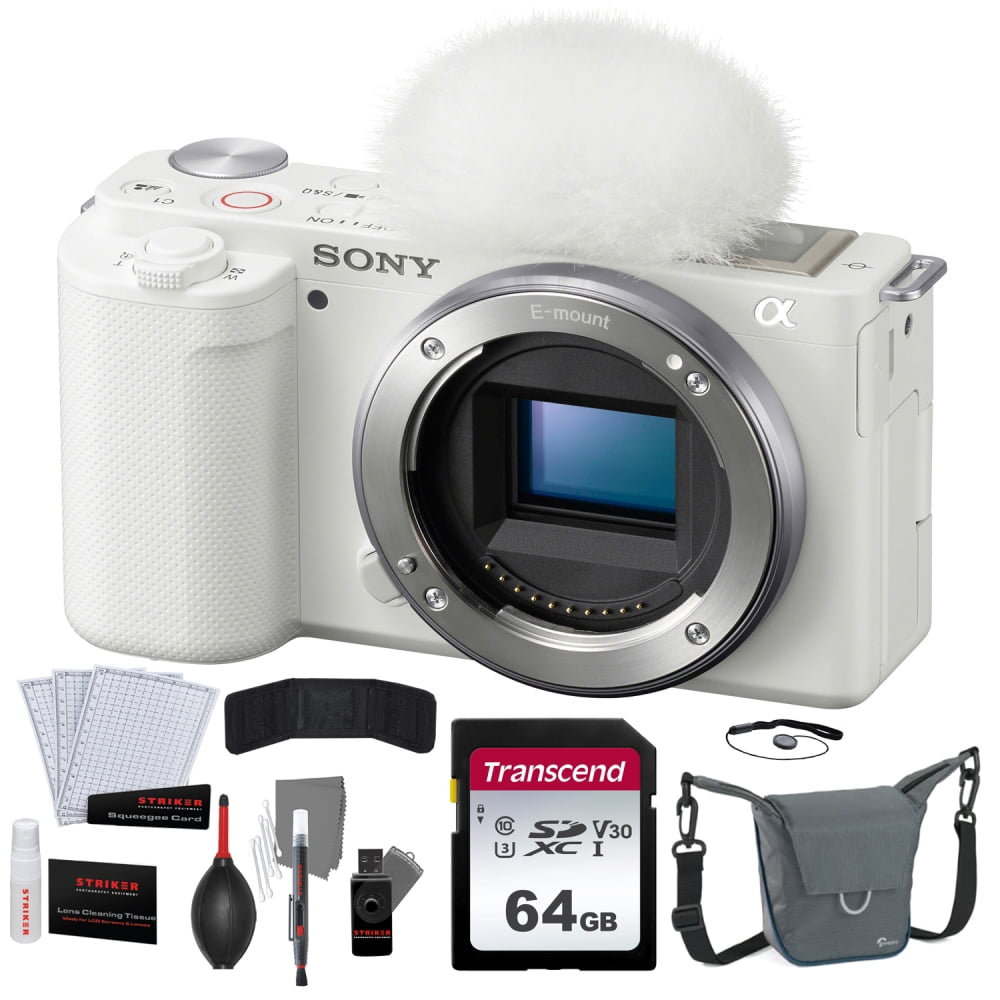Sony ZV-E10 Mirrorless Camera | Body Only, White Bundle with Camera ...