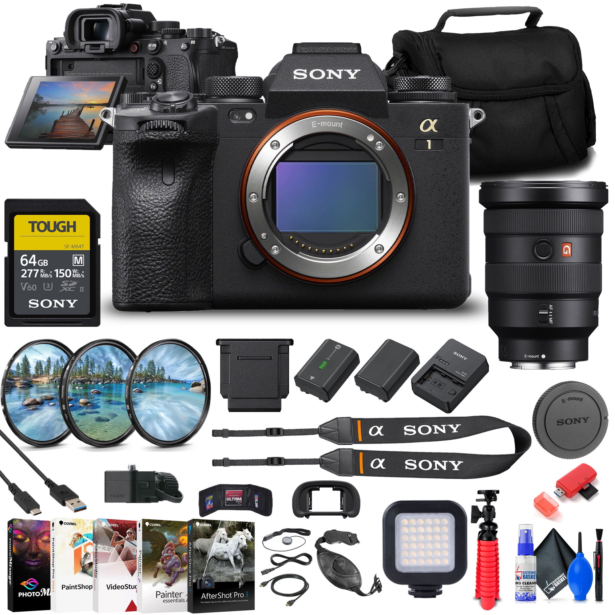 Sony a1 Mirrorless Camera + Sony FE 16-35mm Lens + 64GB Card + More ...