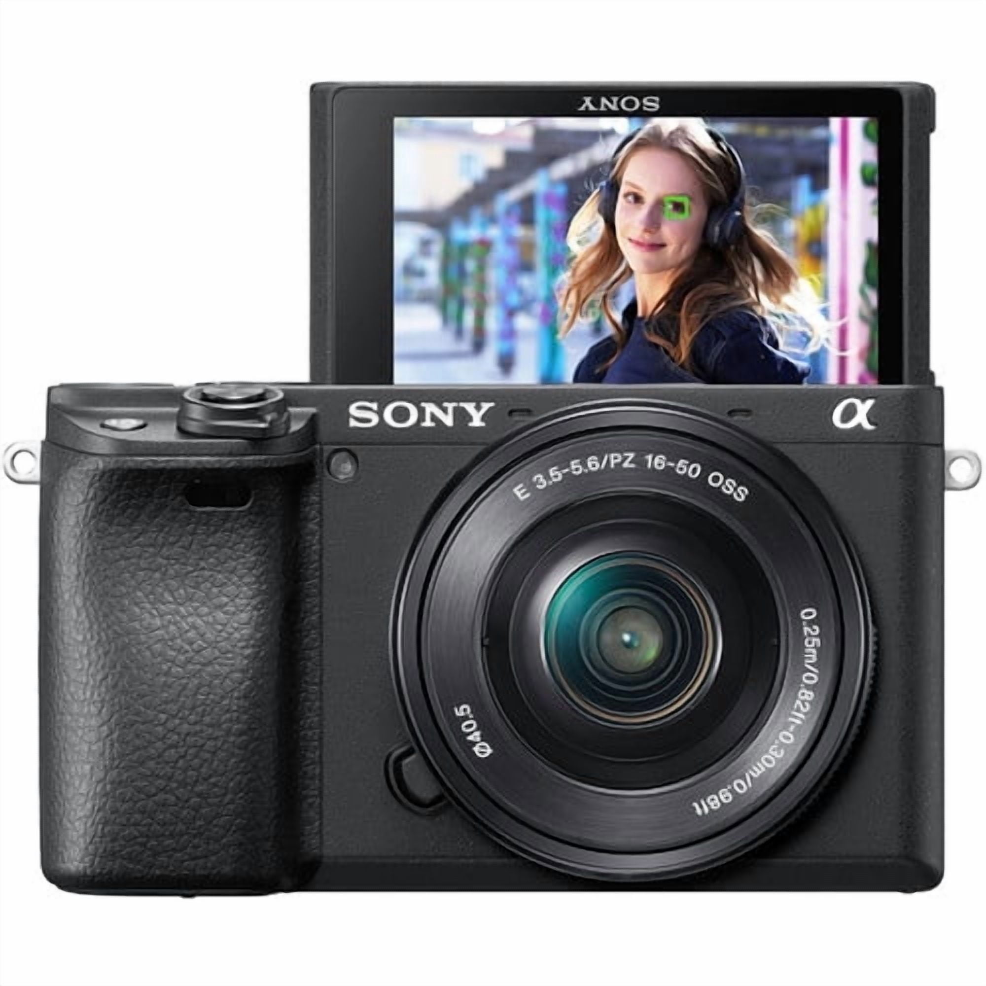 Sony Alpha a6400 DSLR Camera - 24.2 MP, 4K, 3x Zoom 16-50mm Lens, Wi-Fi ...