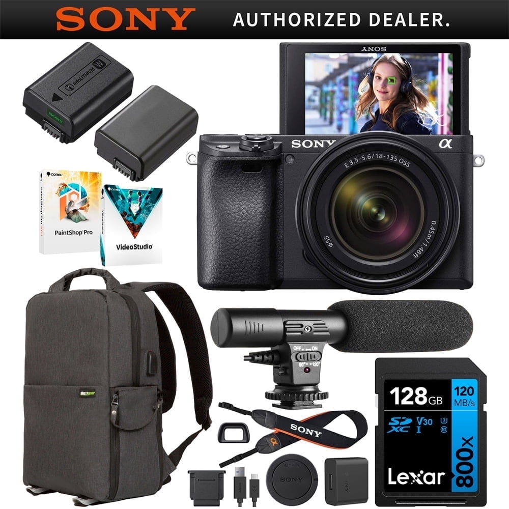 Sony a6400 Mirrorless Camera Bundle with 18-135mm Lens ILCE-6400MB ...