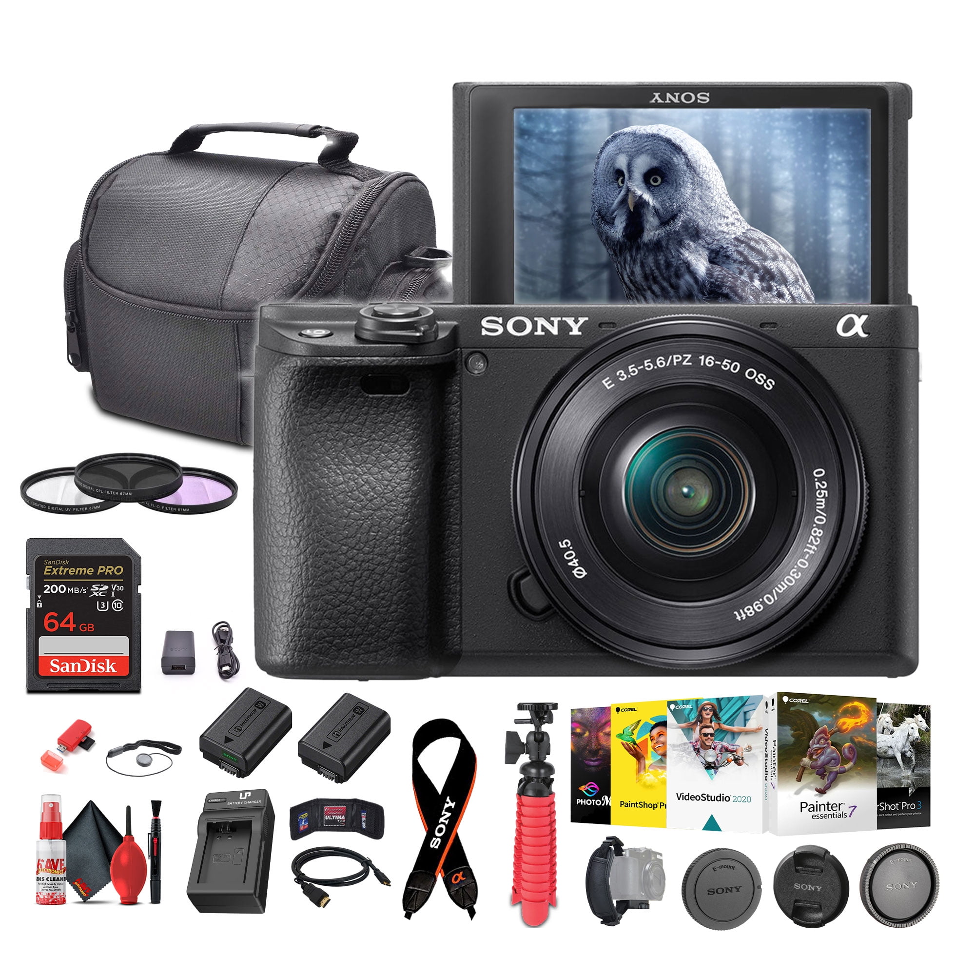 Sony a6400 Mirrorless Camera with 16-50mm Lens with Real-Time Eye Auto ...