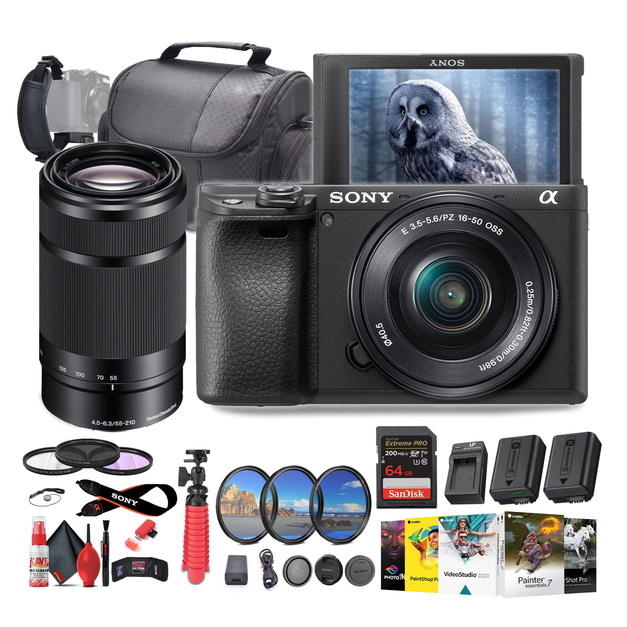 Sony a6400 Mirrorless Camera with 16-50mm Lens with Real-Time Eye Auto ...