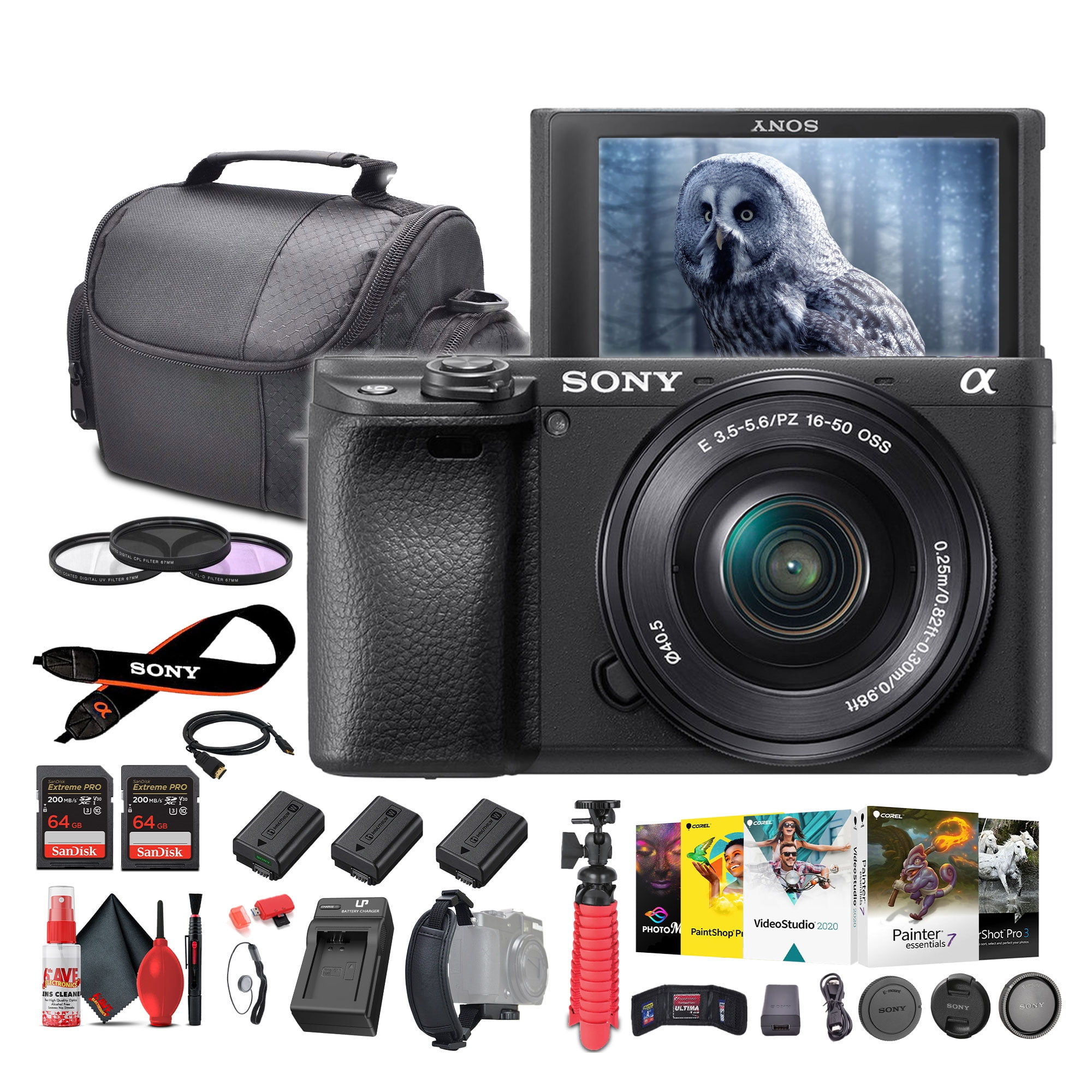 Sony a6400 Mirrorless Camera with 16-50mm Lens with Real-Time Eye Auto ...