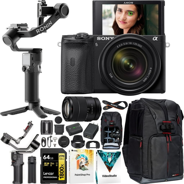 Sony a6600 Mirrorless Camera + 18-135mm Lens ILCE-6600MB 4K APS-C ...