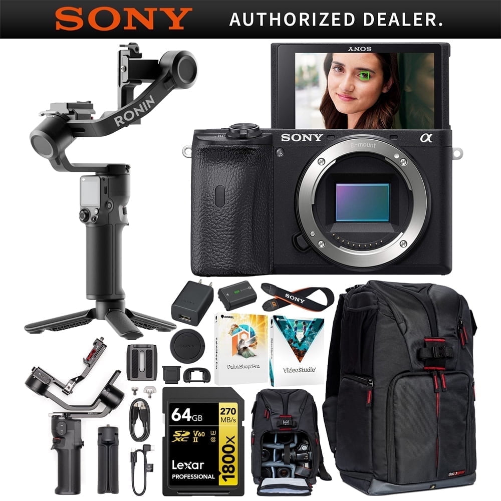 Sony a6600 Mirrorless Camera Body ILCE-6600/B 4K APS-C Filmmaker's ...