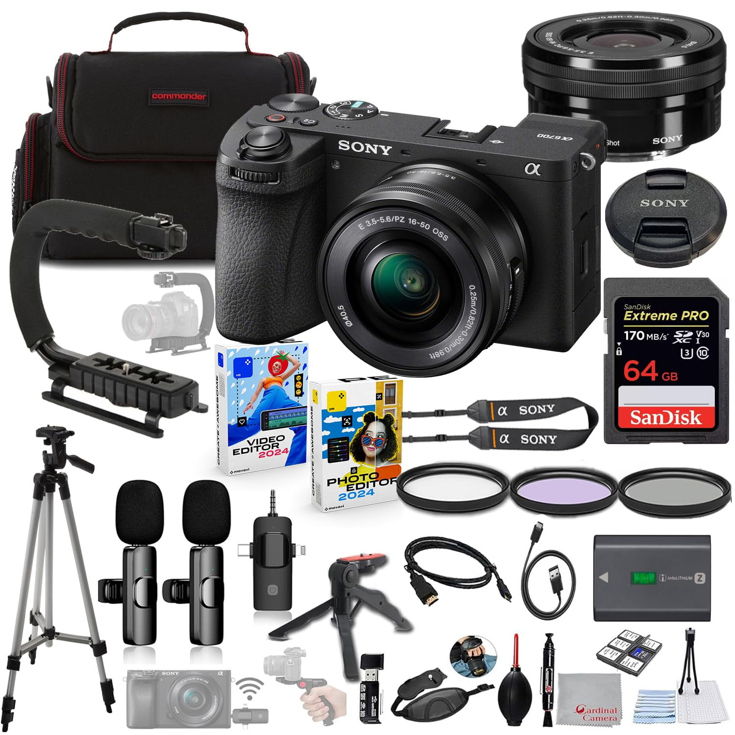 Sony a6700 Mirrorless Camera with 16-50mm Lens Bundle + Wireless ...