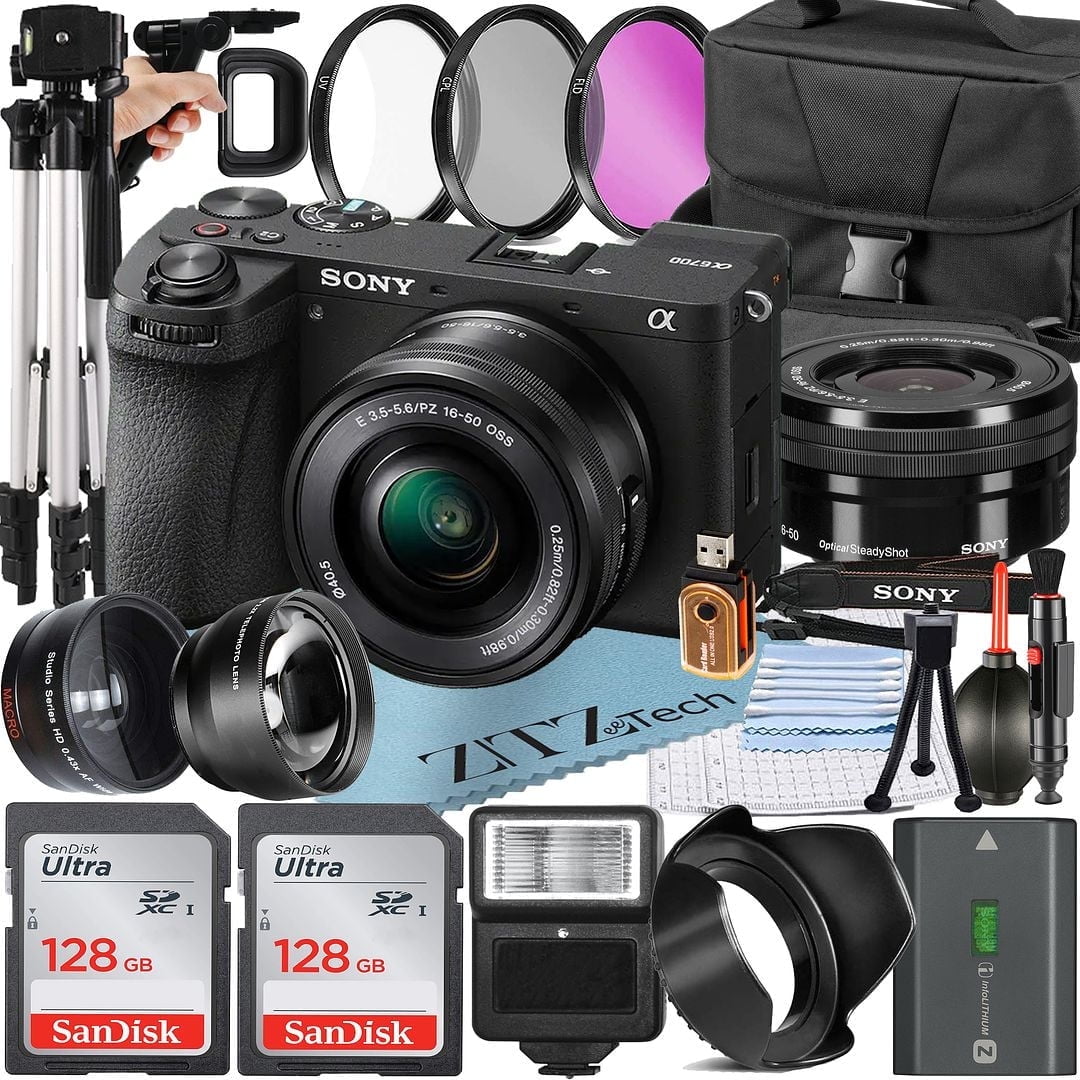 Sony a6700 AI-Recognition Mirrorless Camera Bundle, 16-50mm Lens ...