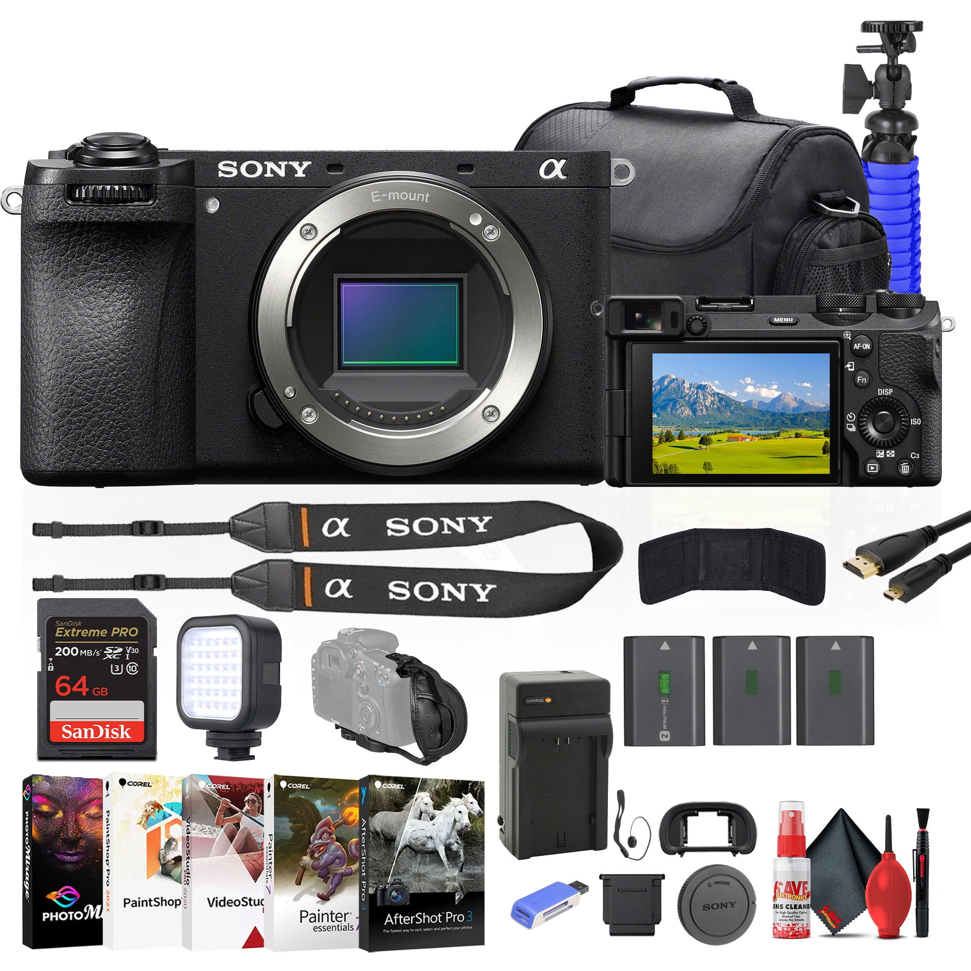 Sony a6700 Mirrorless Camera Body Only + Accessory Kit (International ...