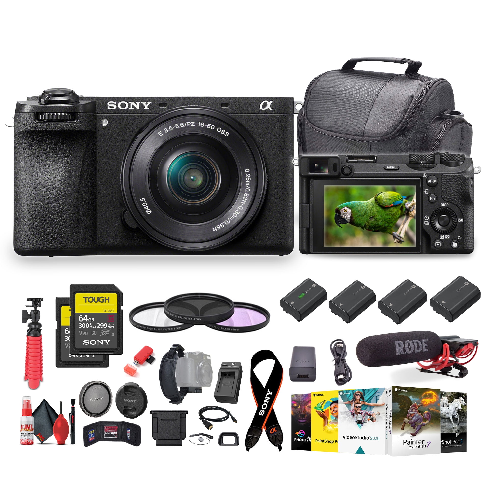 Sony a6700 Mirrorless Vlogger Camera with 16-50mm Lens + VideoMic +More ...