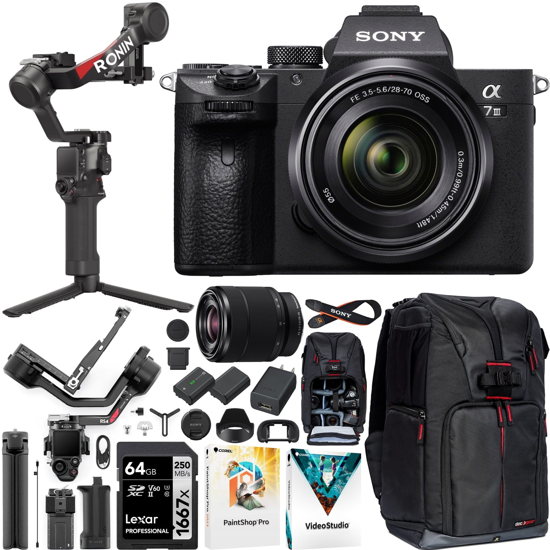 Sony a7 III Mirrorless Full Frame Camera with 28-70mm Lens ILCE-7M3K/B ...