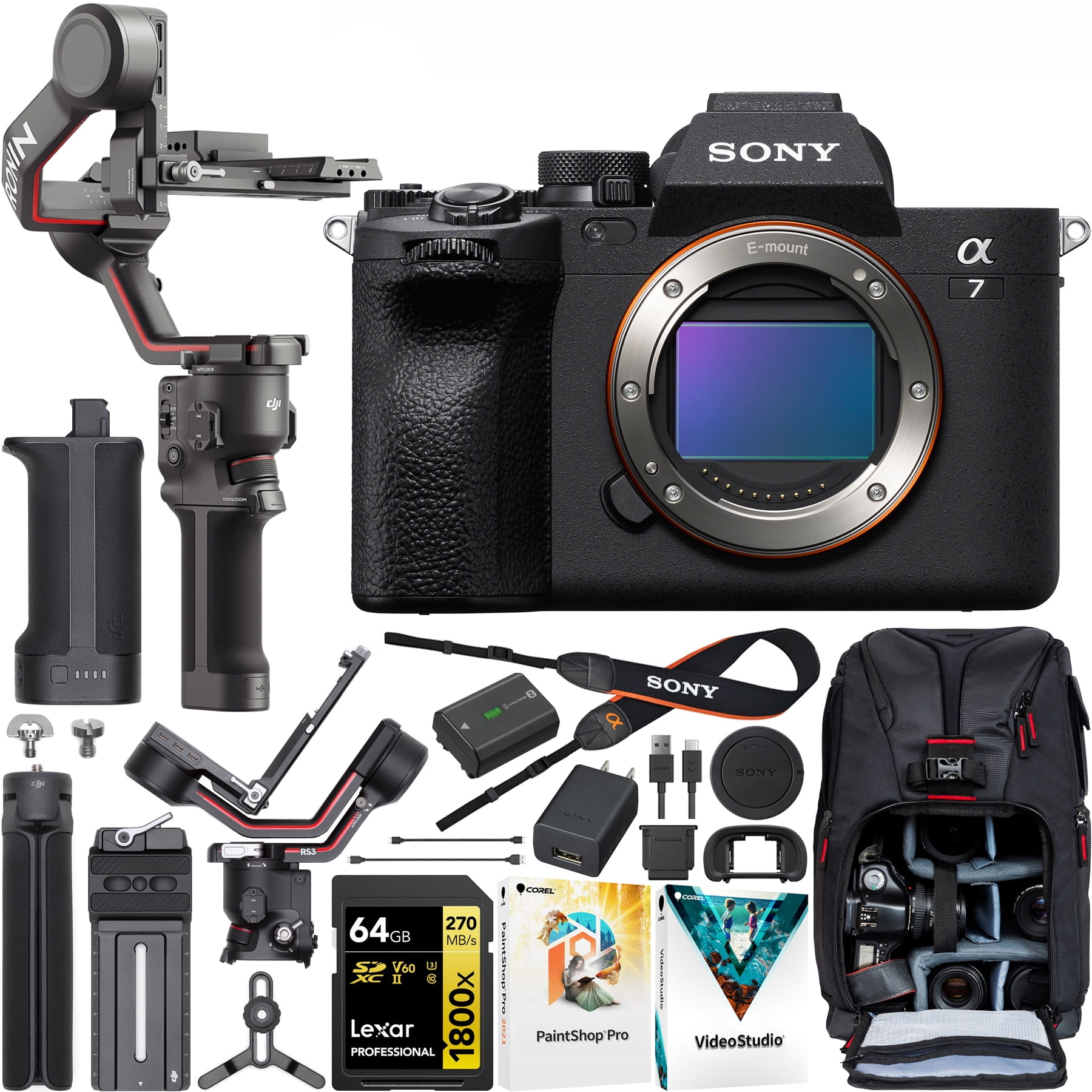 Sony a7 IV Full Frame Mirrorless Camera Body ILCE-7M4/B Filmmaker's ...