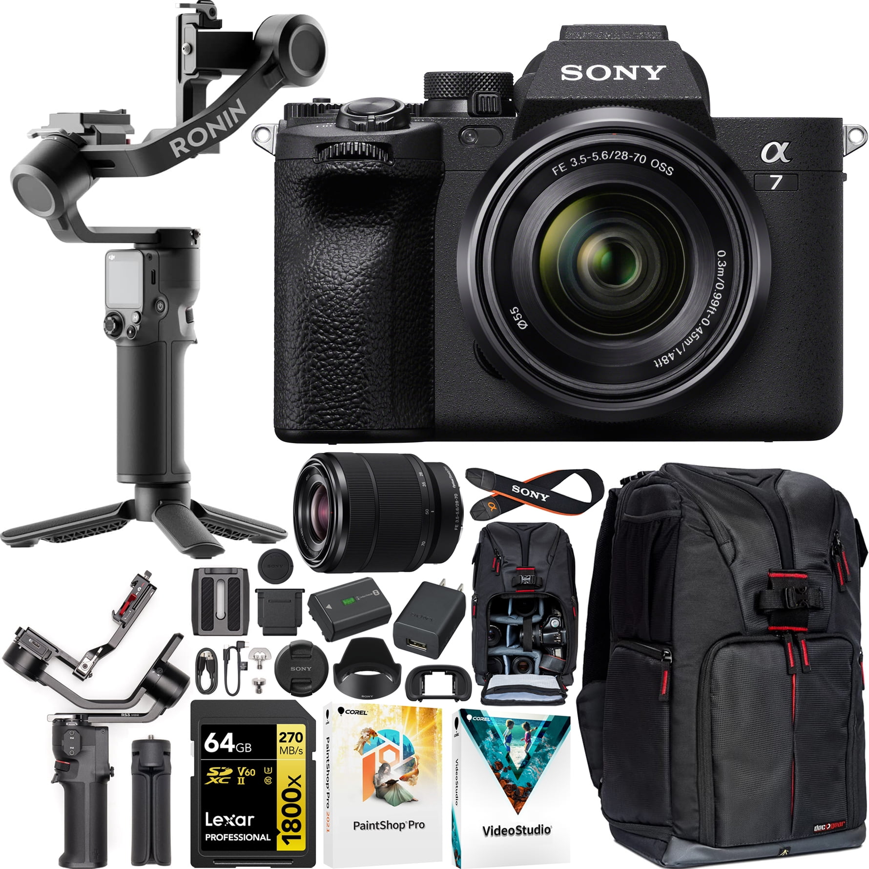 Sony a7 IV Mirrorless Full Frame Camera with 28-70mm Lens ILCE-7M4K/B ...