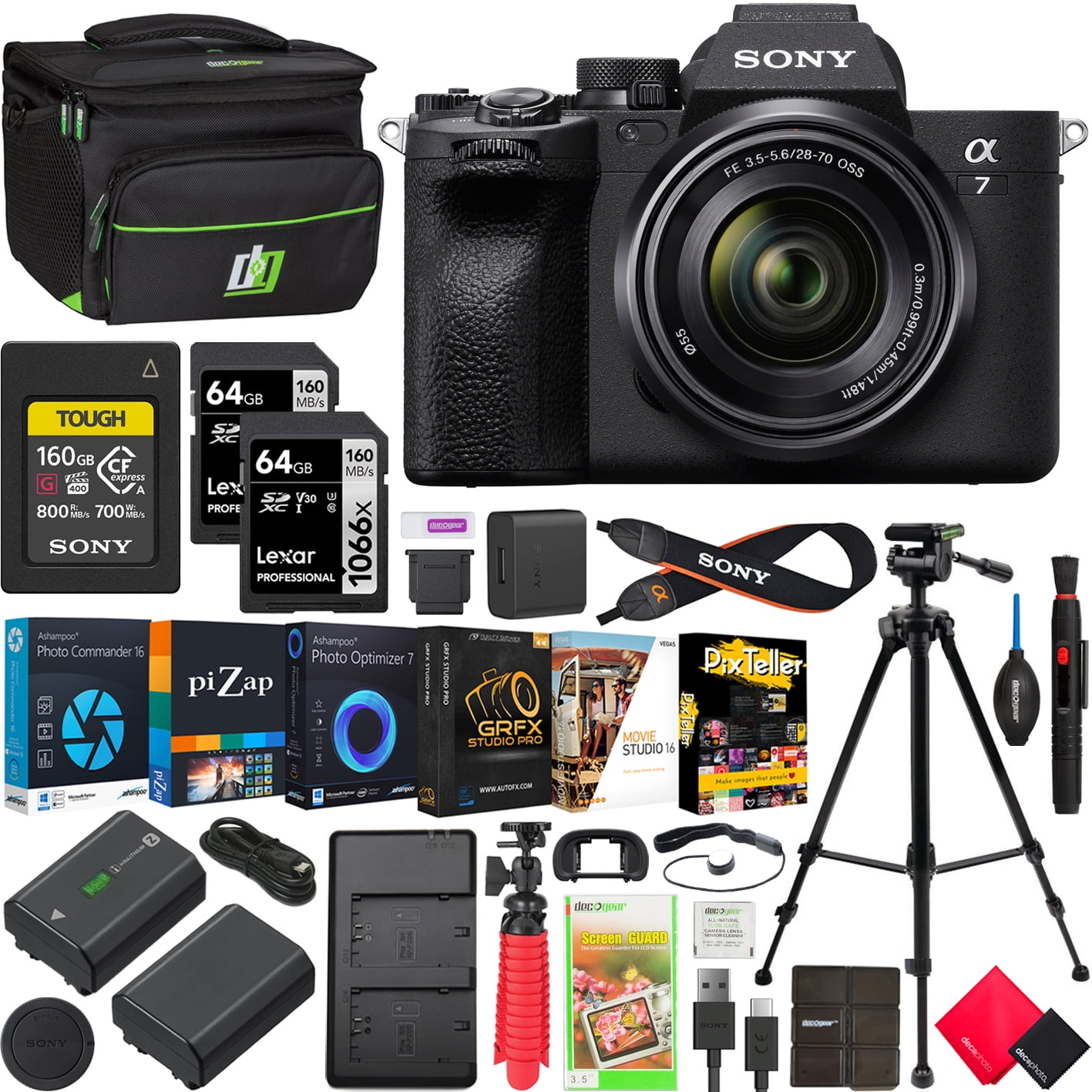 Sony a7 IV Mirrorless Full Frame Camera Body with 28-70mm F3.5-5.6 Lens ...