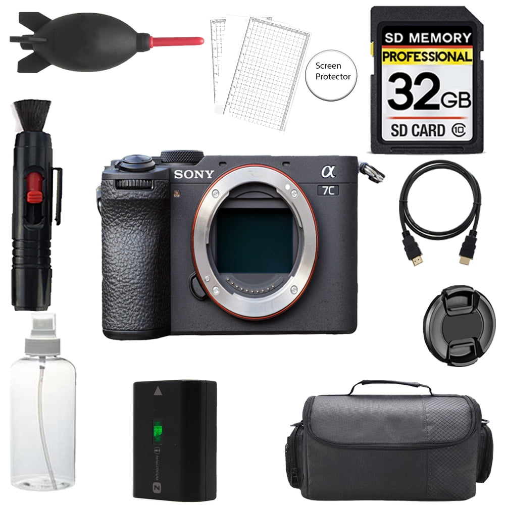 Sony a7C II Mirrorless Camera (Black) + 32GB + Bag+ Screen Protector ...