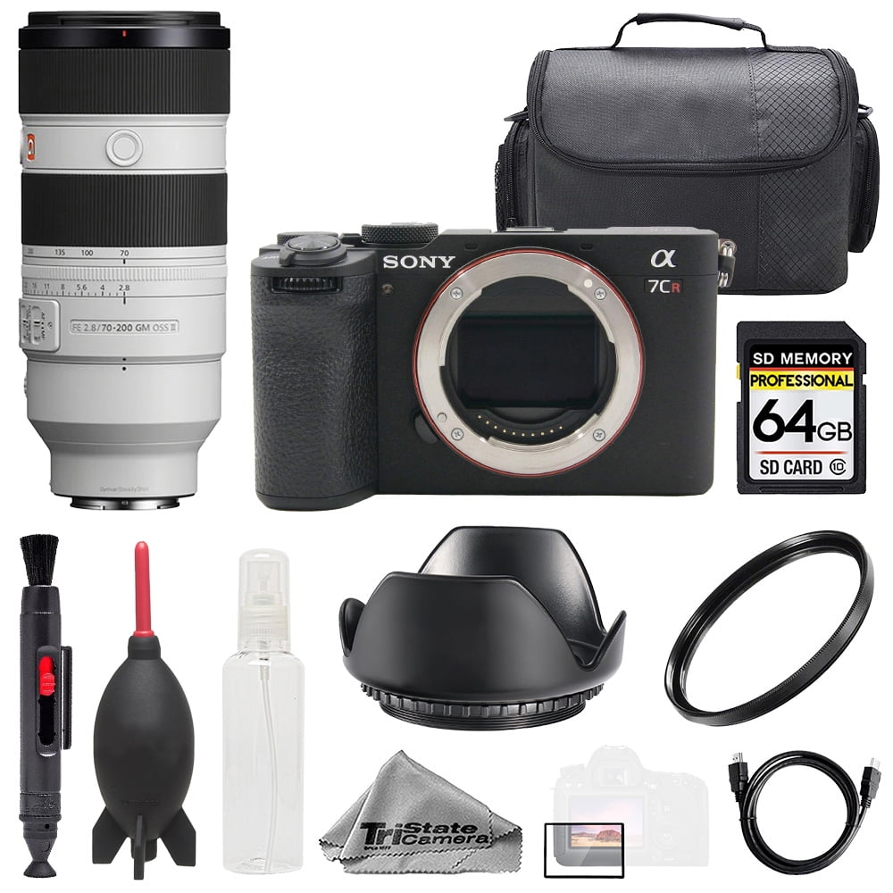 Sony a7CR + FE 70-200mm f/2.8 GM OSS II Lens +64GB + Bag+ UV Filter ...