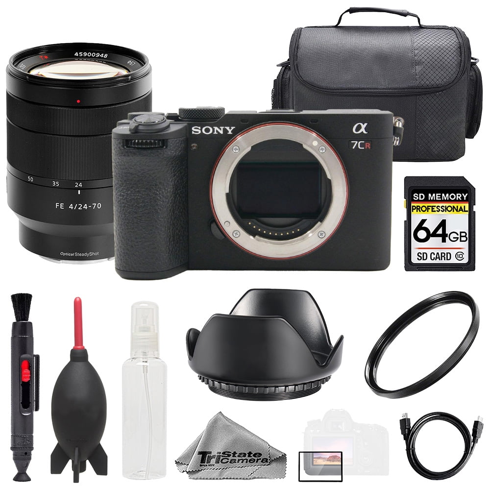 Sony a7CR + Vario-Tessar T* FE 24-70mm f/4 ZA OSS Lens +64GB + Bag+ UV ...