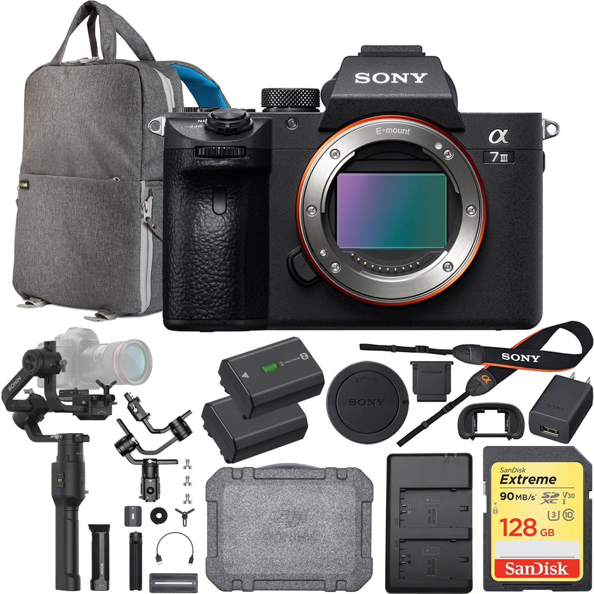 Sony a7III Full Frame Mirrorless Interchangeable Lens Camera Body ...