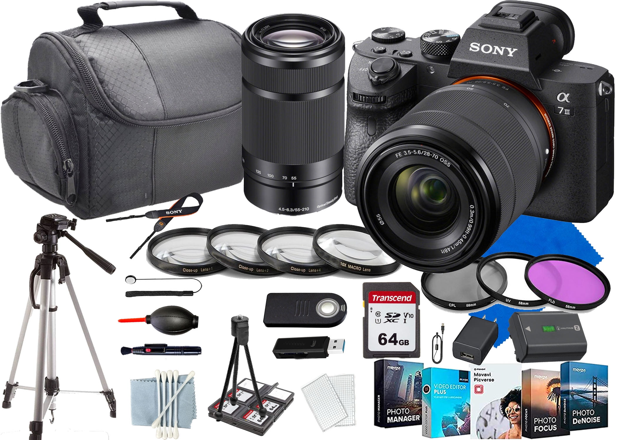 Sony a7III Mirrorless Camera with Sony FE 28-70mm f/3.5-5.6 OSS Lens ...