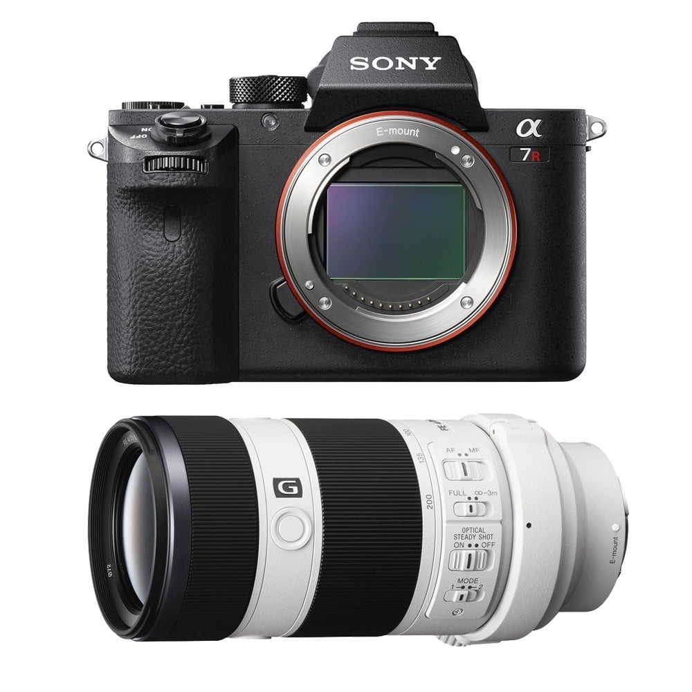 Sony a7R II Mirrorless Interchangeable Lens Camera Body with 70-200mm ...