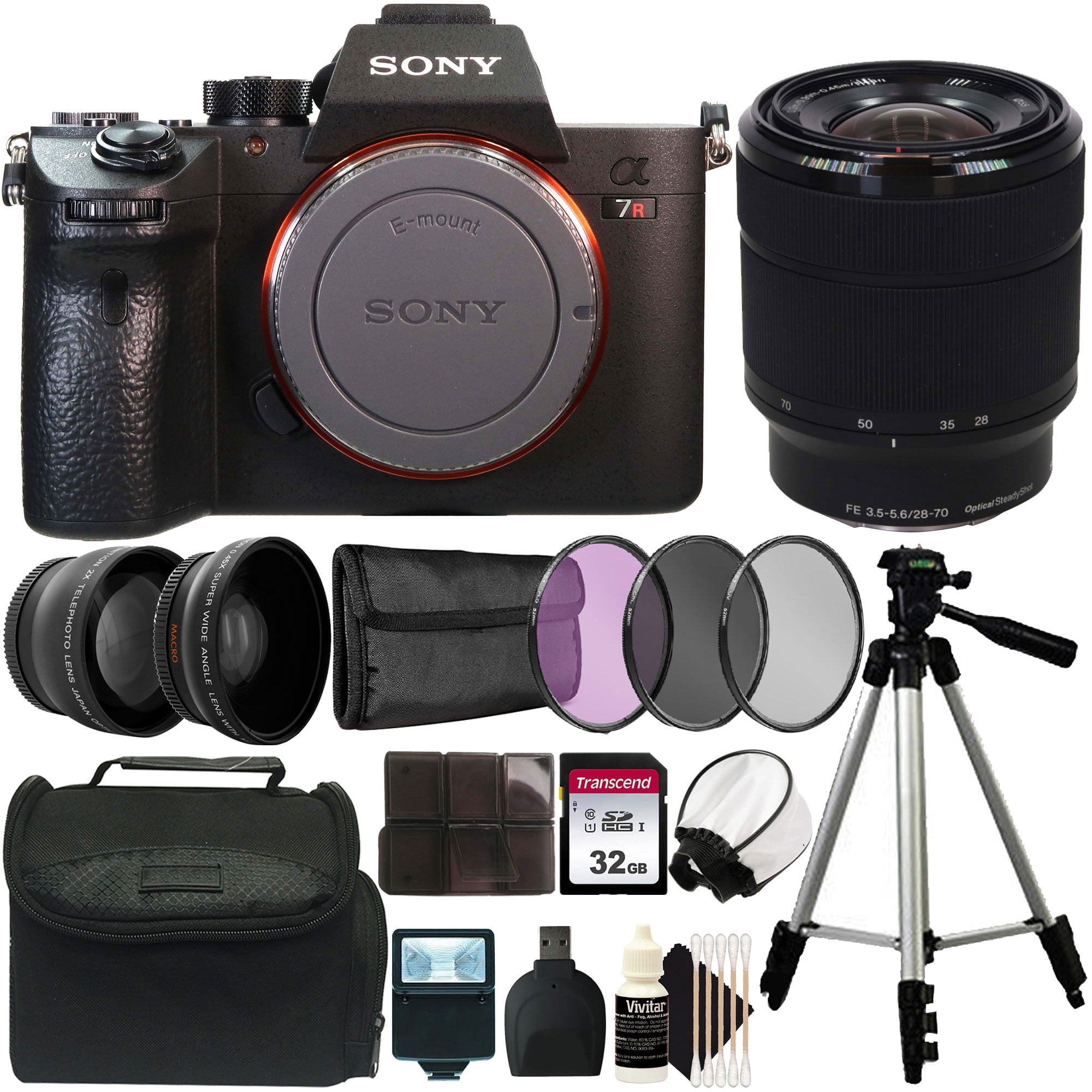 Sony a7R IIIA 42.4MP Full Frame Professional Mirrorless Digital Camera 28-70 Lens Bundle ...