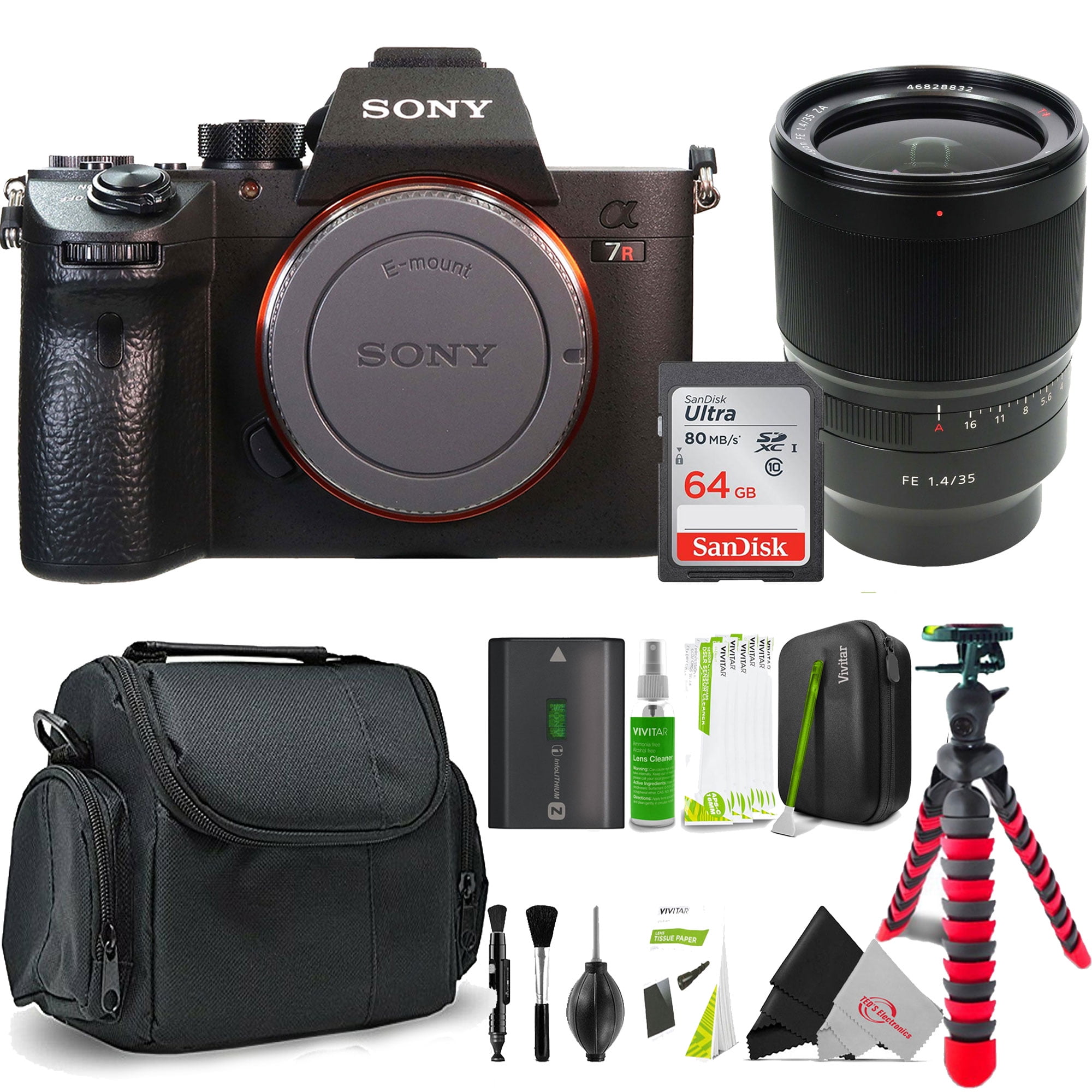 Sony a7R IIIA Mirrorless Digital Camera + Sony Distagon T* FE 35mm f/1.4 ZA Lens with Extra ...