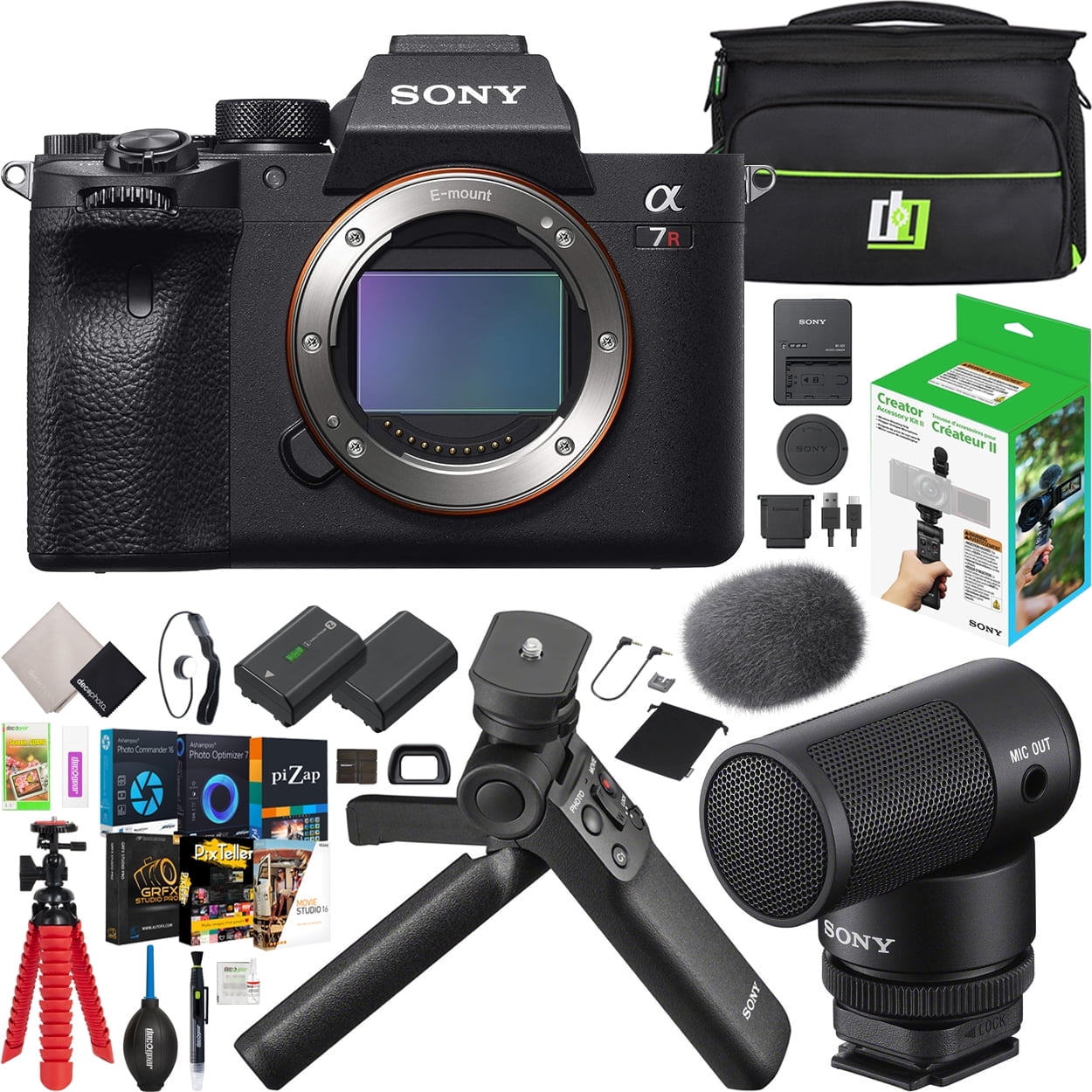 Sony a7R IV Full Frame Mirrorless Camera Body ILCE-7RM4A/B Bundle with ...