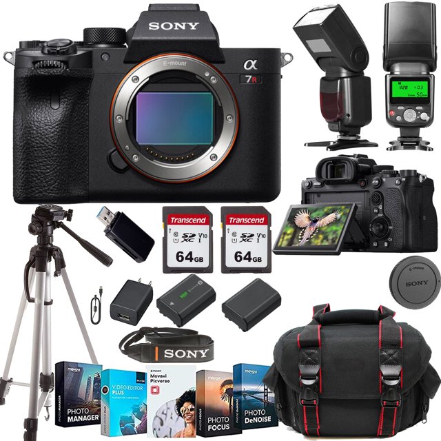 Sony a7R IVA Mirrorless Camera (ILCE7RM4A/B) with Case+128 GIG Memory ...