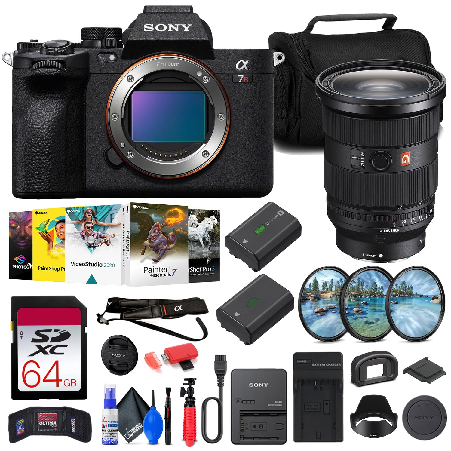 Sony a7R V Mirrorless Camera + Sony FE 24-70mm Lens & Bundle ...