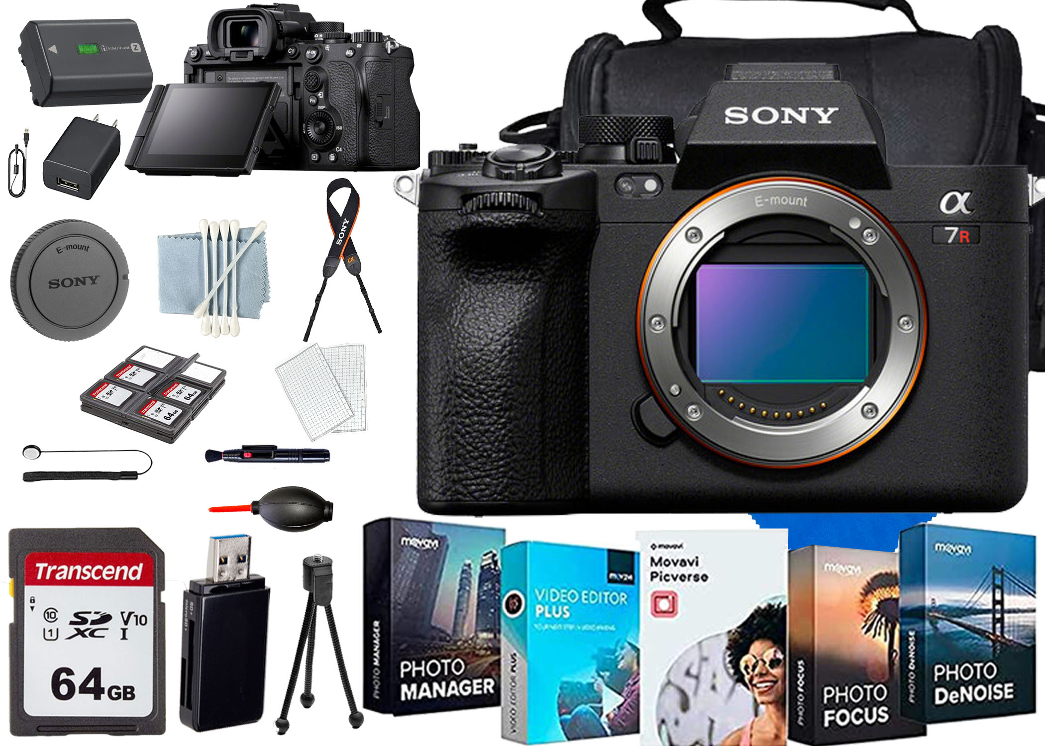Sony a7R V Mirrorless Camera with Case+64GIG Memory Card+COMMANDER ...