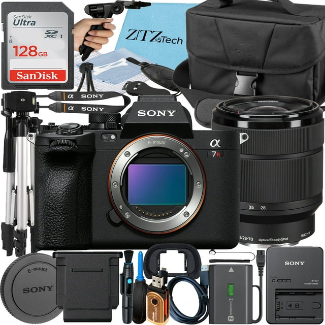 Sony a7R V Mirrorless Camera with FE 28-70mm Lens + Case + 128GB Memory ...