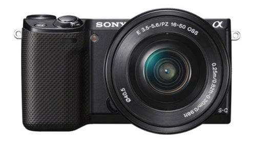 Sony alpha NEX-5R 16.1 Megapixel Mirrorless Camera with Lens, 0.63", 1.97", Black - Walmart.com
