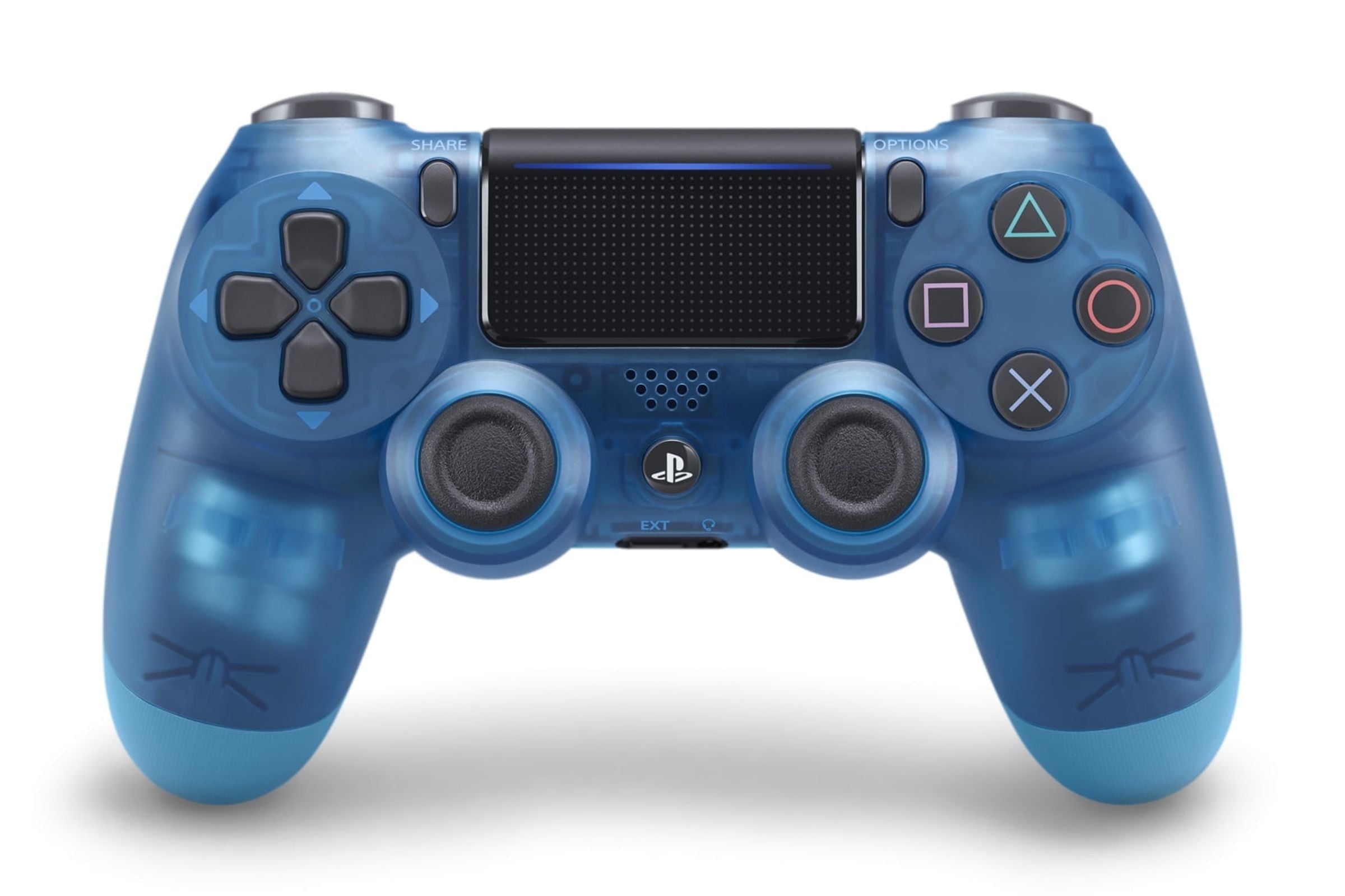 SonyPlayStation 4 DualShock 4 Controller, Blue Crystal - Walmart.com