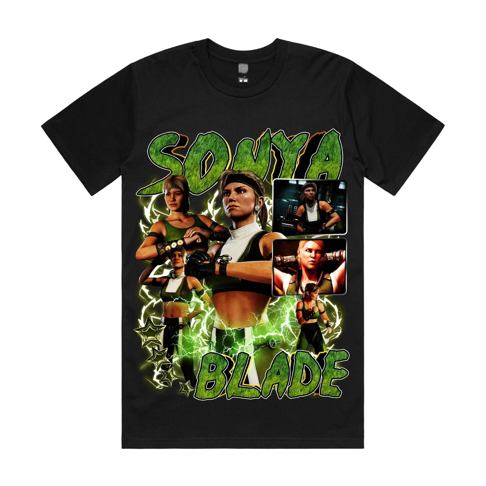 Sonya Blade - Mortal Kombat T-Shirt - Walmart.com