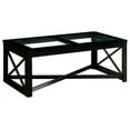 Sonya Contemporary Coffee Table In Black - Walmart.com