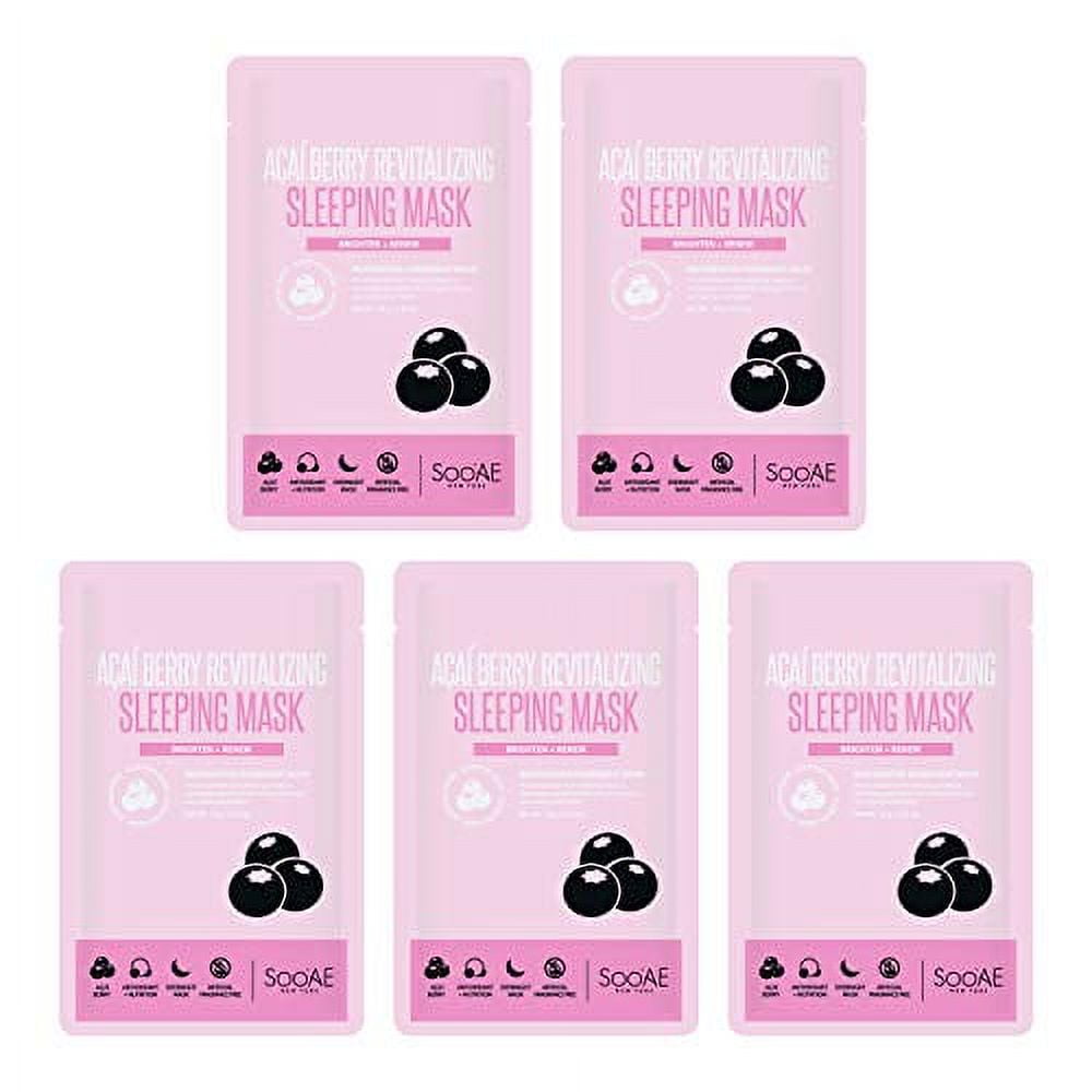 Soo'AE Acai Berry Revitalizing Sleeping Mask Skincare Brightening ...
