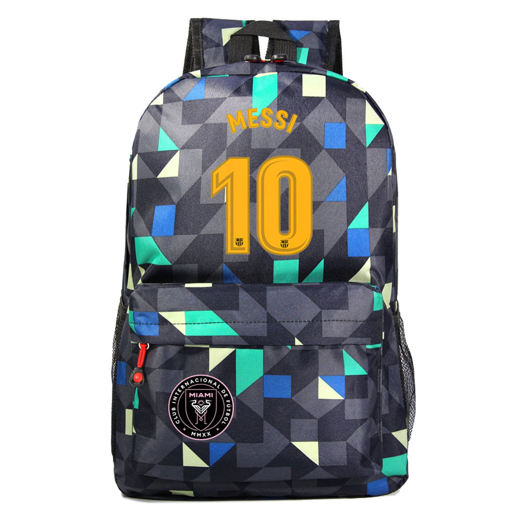 Soocer Player Messi_10 Backpack,Student Back to School Knapsack ...