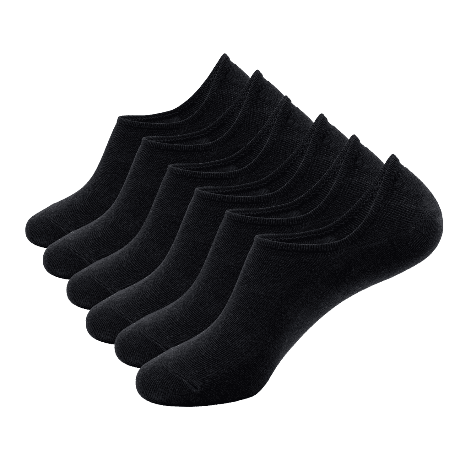 Sookeceks Women's 6 Pairs Ankle Socks, Sneaker Foot Liners, Loafer ...