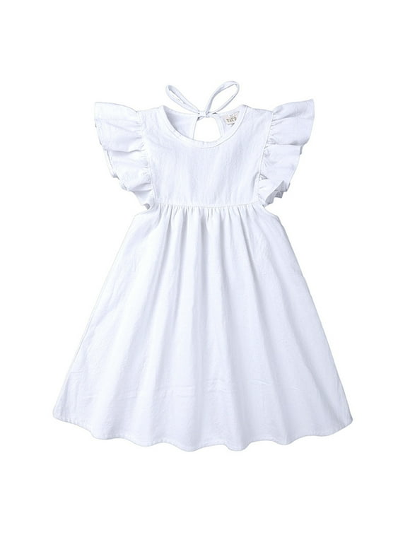 White Kids Graduation Dresses