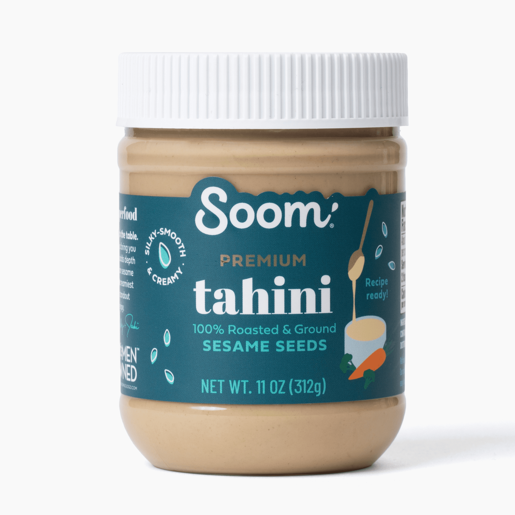 Soom Foods Premium Tahini, 11oz Jar - Walmart.com