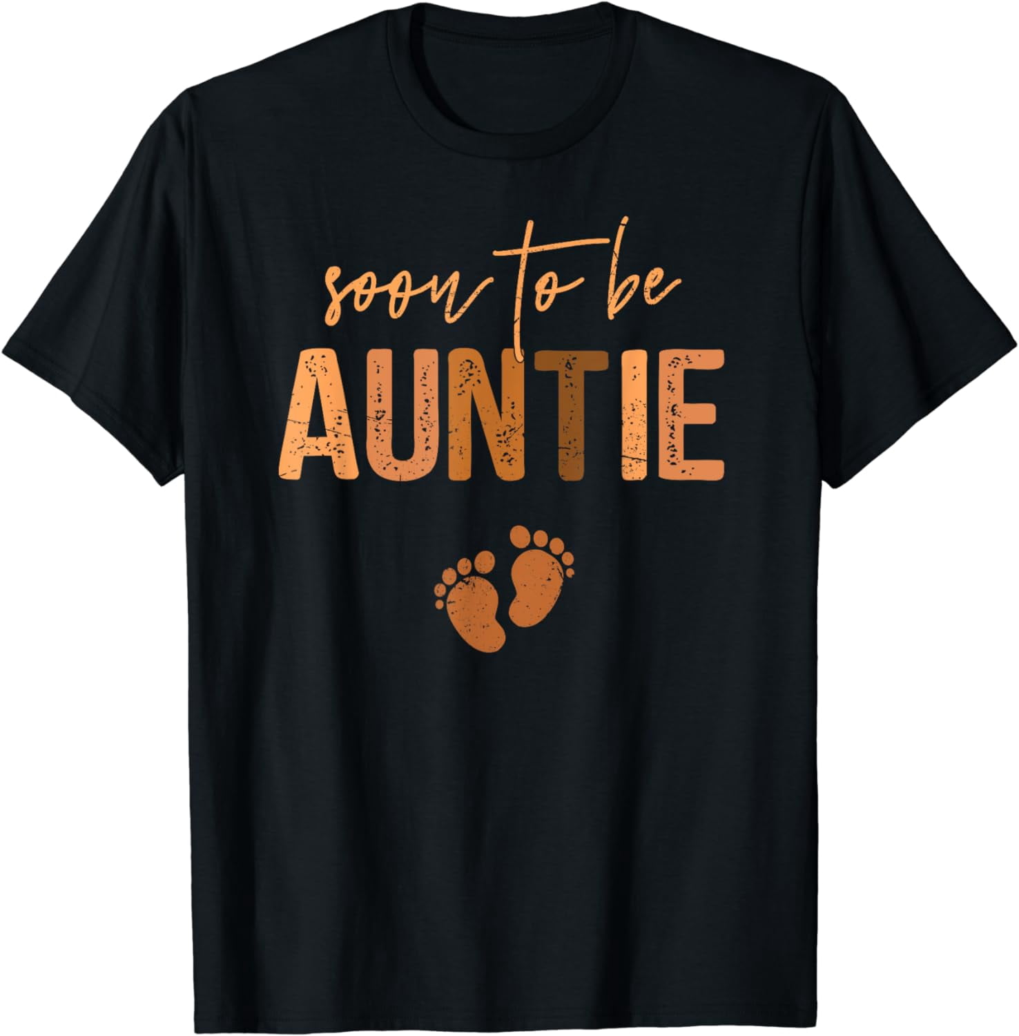 Soon To Be Auntie Black African Pregnancy Announcement T-Shirt ...