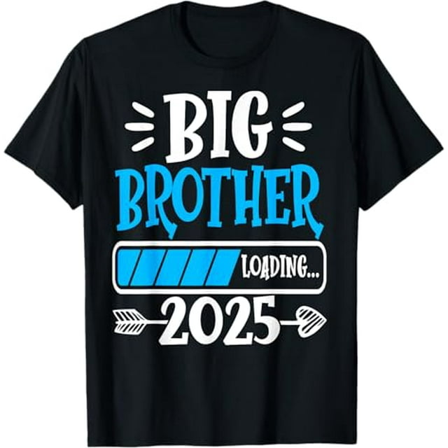 Soon To Be Big Brother Loading 2025 Pregnancy Announcement T-Shirt ...