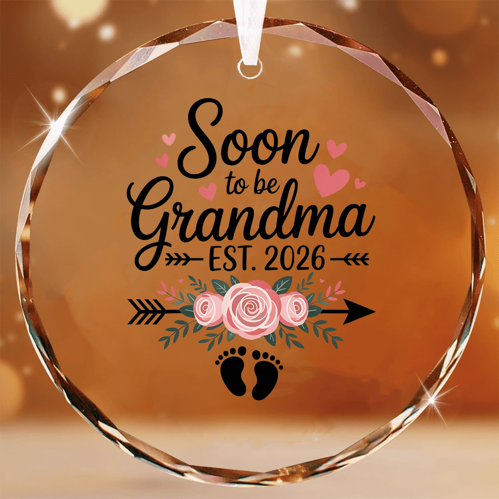 Soon To Be Grandma Est 2026 Promoted To Grandma Grandmother Ornament ...