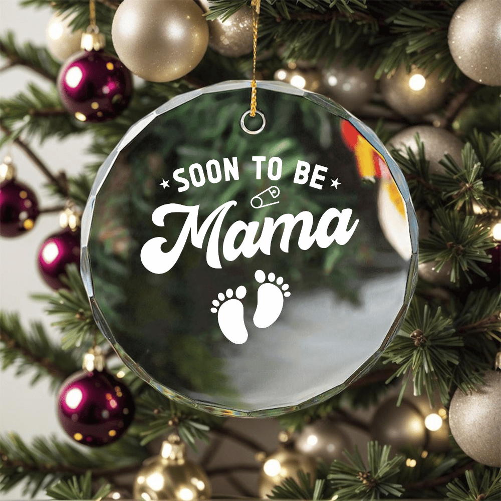 Soon To Be Mama Pregnancy Announcement For Mama Ornament, Home Decor ...