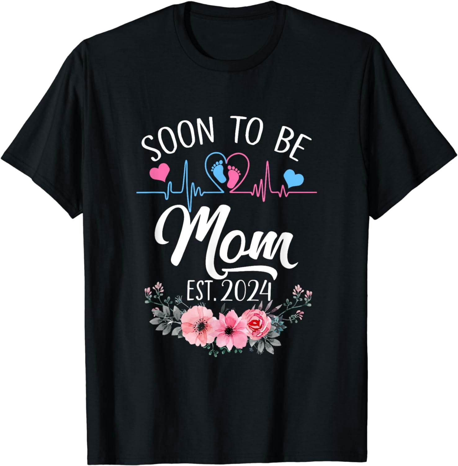 Soon To Be Mom 2024 First Time Pregnancy Announcement T-Shirt - Walmart.com