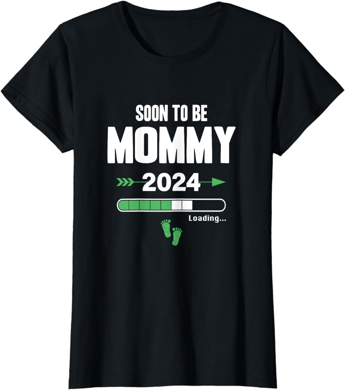 Soon To Be Mommy 2024 Loading Mom Mother Mama Baby Pregnancy T-Shirt ...